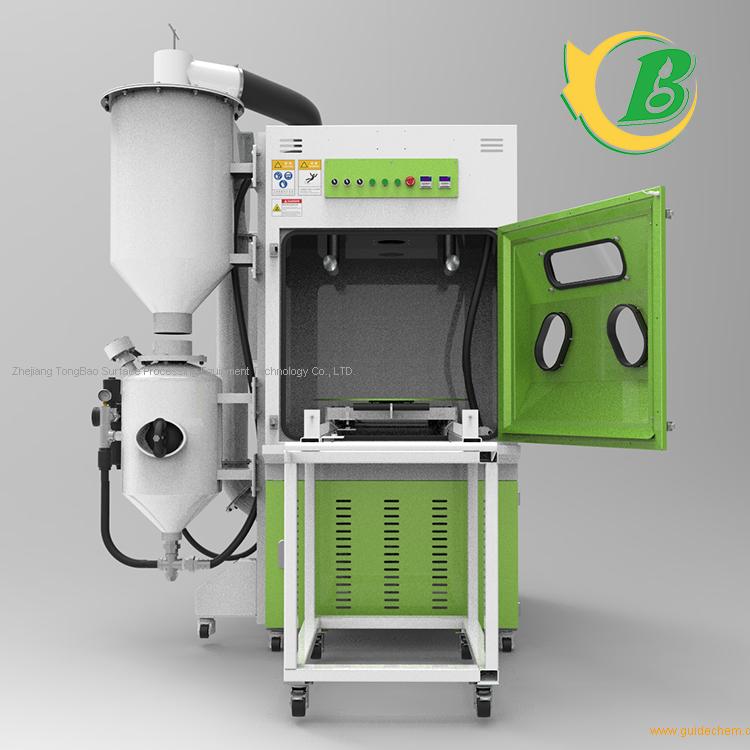 Environmentally friendly and dry manual box sandblasting machine high ...
