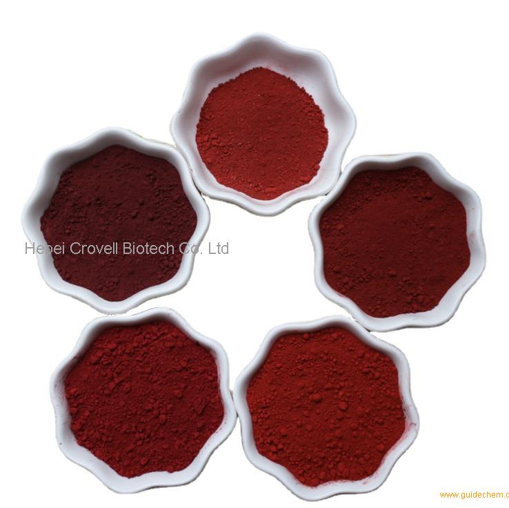 Inorganic iron oxide red pigment powder 130 for sale 1332-37-2 Purity 99%