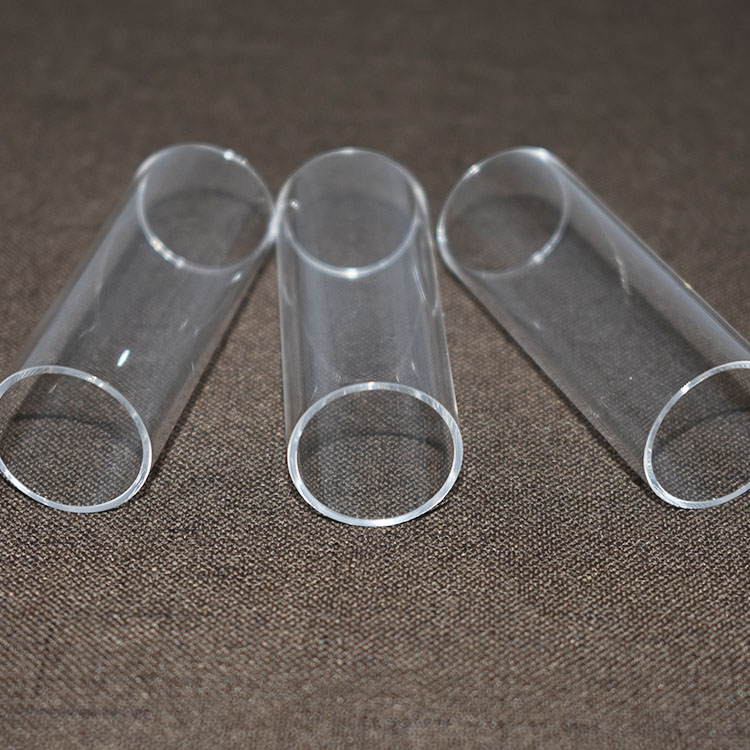 Clear Transparent Quartz Glass Tube Quartz Glass Sleeve Quartz Tube